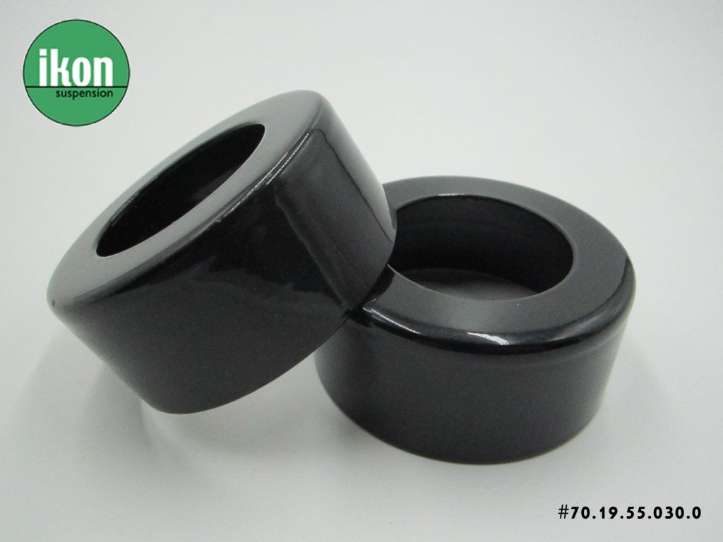 Spring cover, black 30mm, pair - IKON Suspension USA